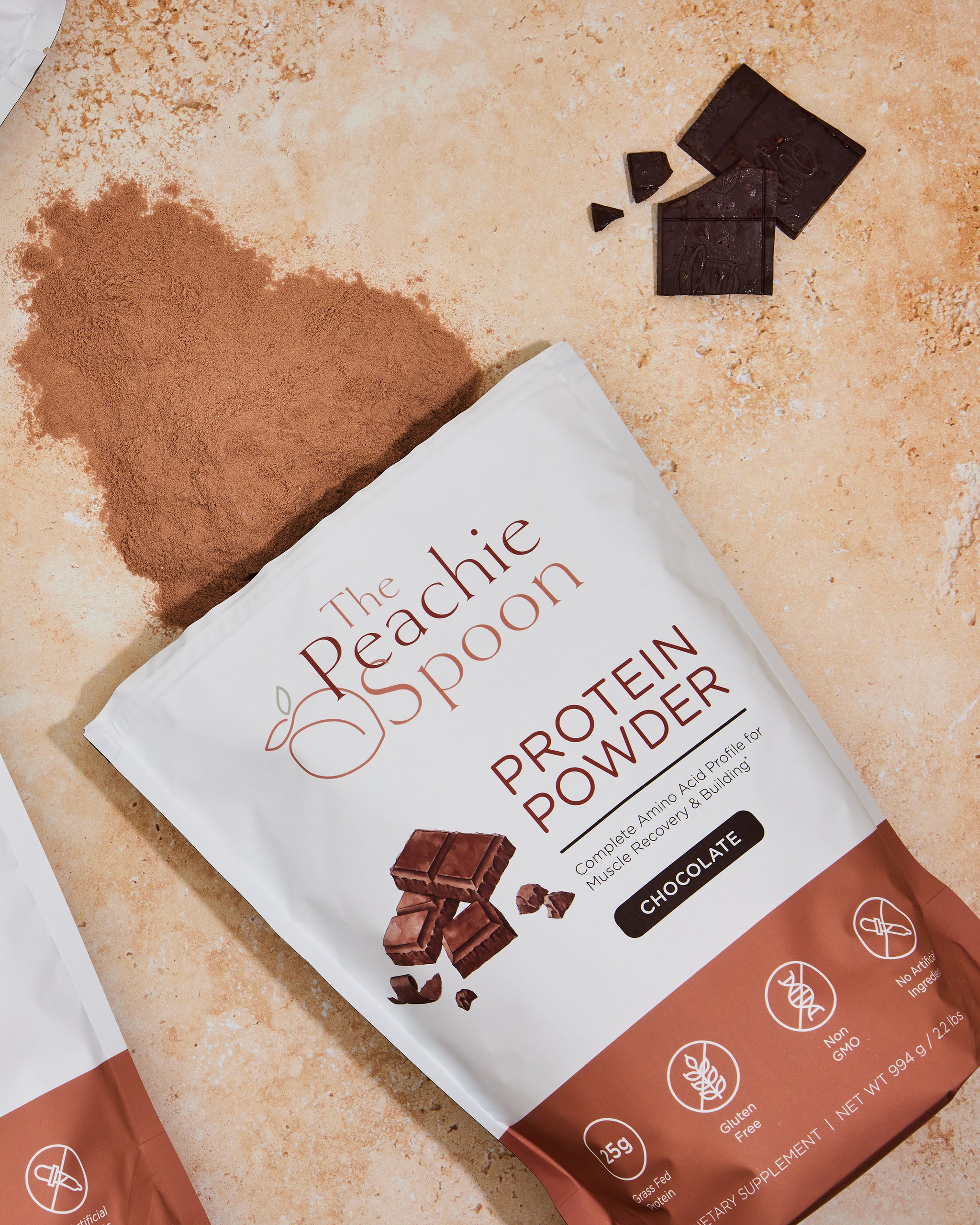 Chocolate Grass Fed Protein Powder – thepeachiespoon
