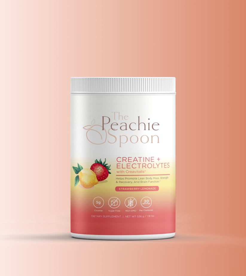 Creatine + Electrolytes: Strawberry Lemonade – thepeachiespoon