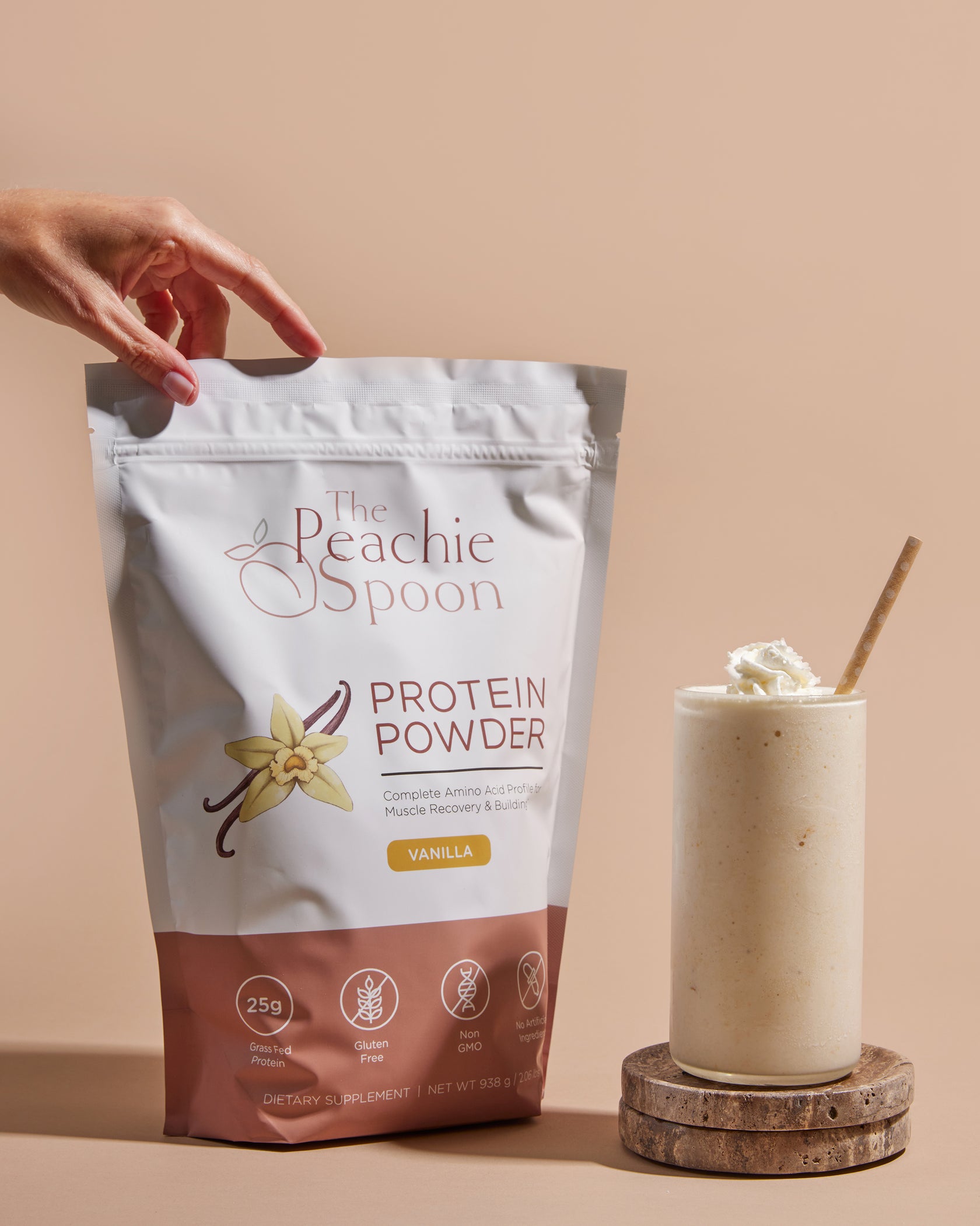 Vanilla Grass Fed Protein Powder – thepeachiespoon